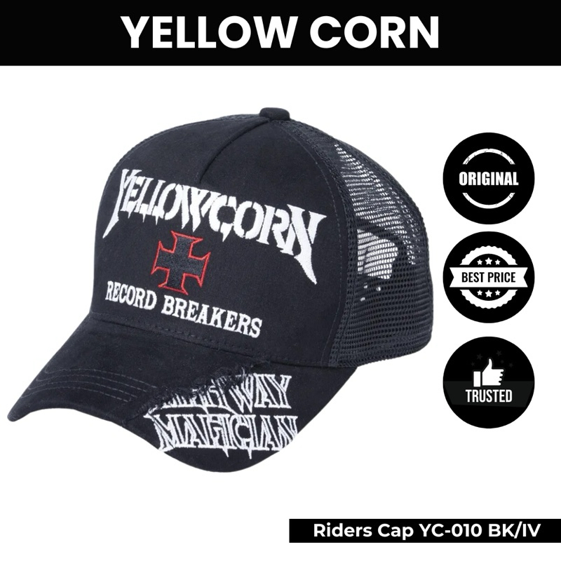 Jual Yellow Corn Cap YC-010 Black Ivory 100% Authentic | Shopee Indonesia