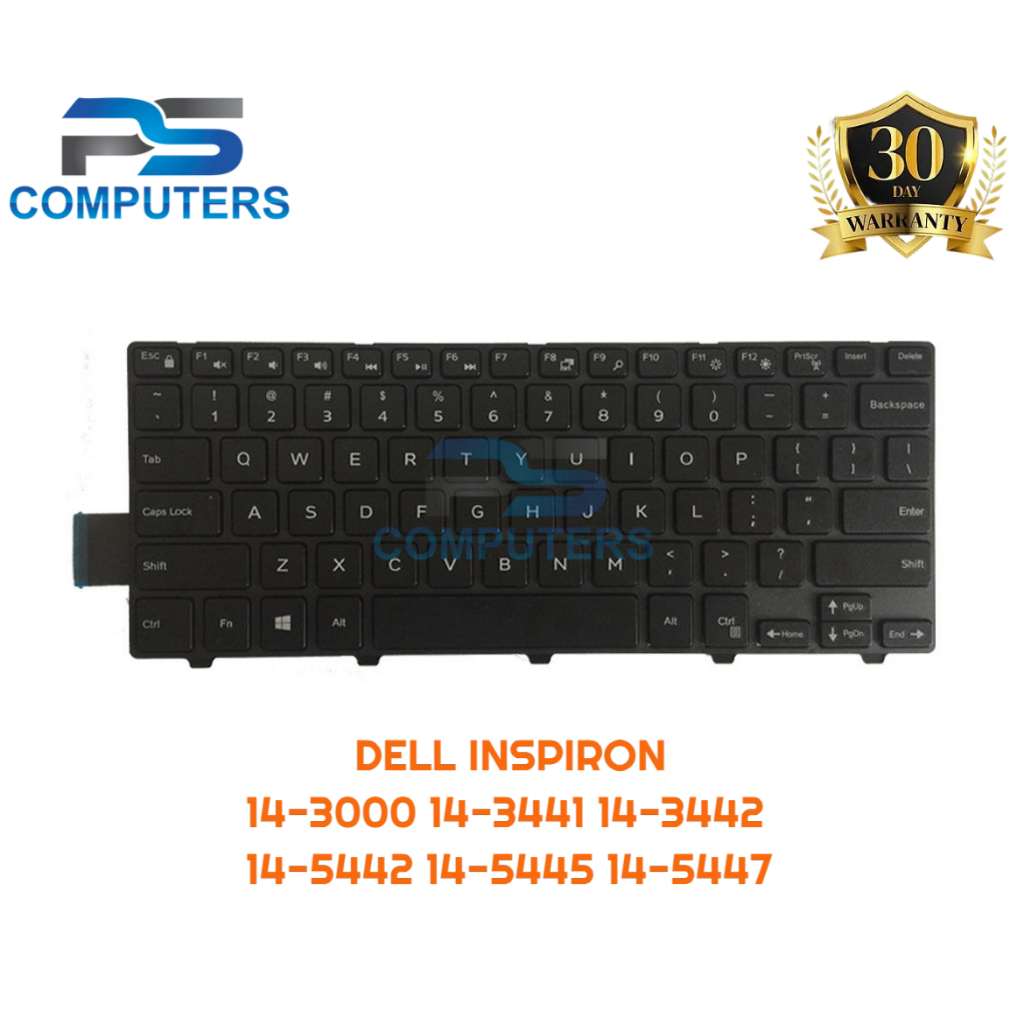 Jual KEYBOARD For Dell inspiron 14-3000 Series 3441 3442 3443 | Shopee ...