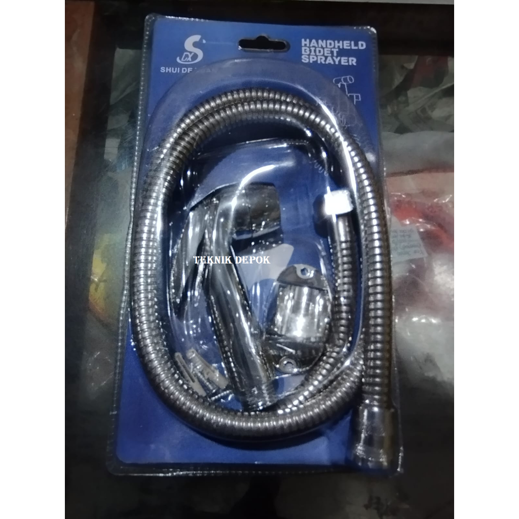 Jual Hand Jet Shower Bidet Selang Semprotan Cebokan Toilet WC Closet ...