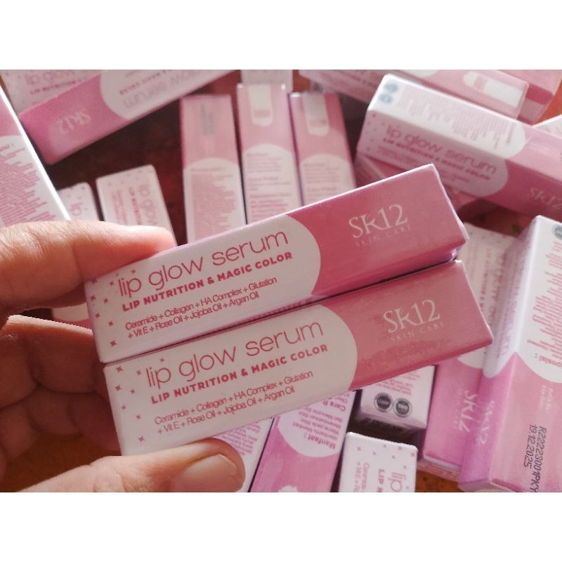 Jual Lip Glow Serum SR12/ LIPGLOW/ Melembabkan Memberikan Warna pada Bibir dan Efek Glossy BPOM ...