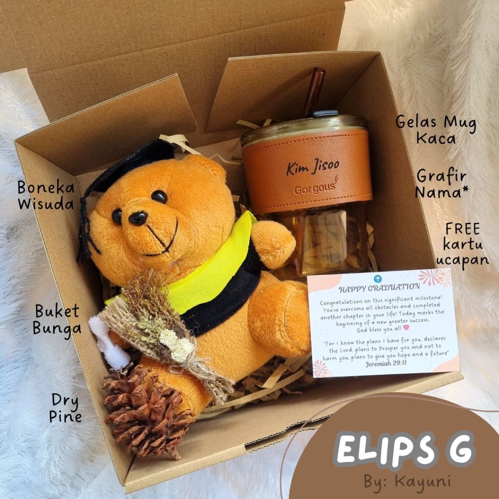 Jual ELIPS Hampers Set Wisuda GRAFIR / Graduation Gift Hadiah Kelulusan ...