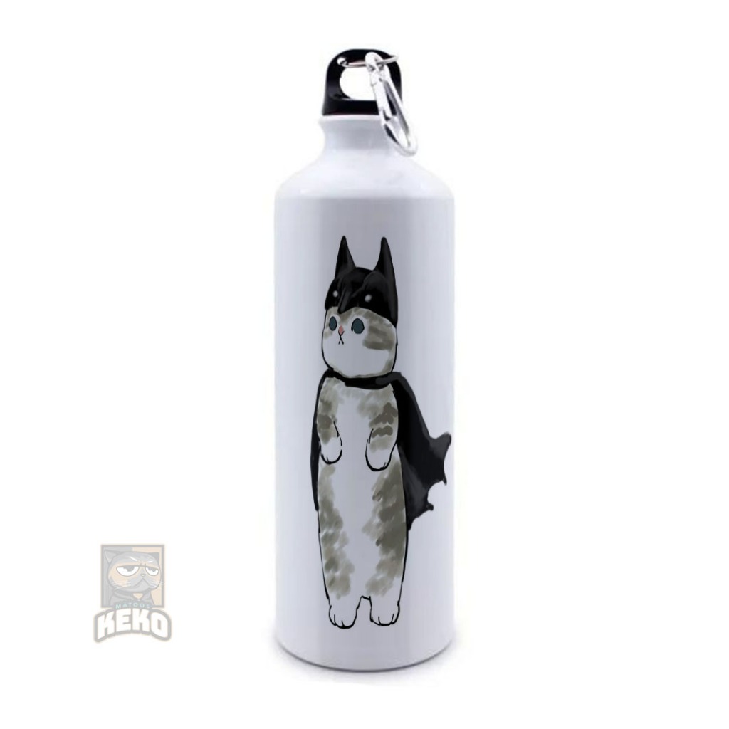 Jual Botol Sport Motif Cat Bat Watercolor Keko| Botol Sport 750 ml ...