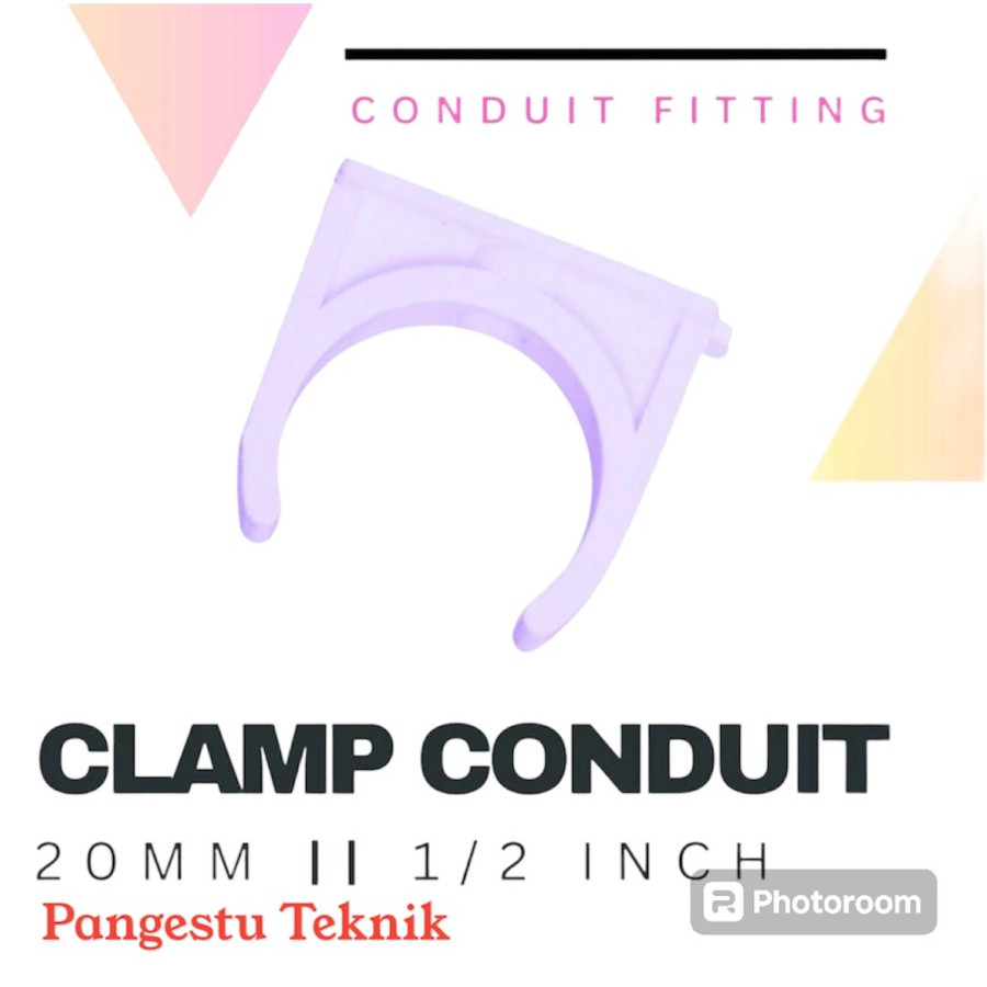 Jual Klem Conduit Lesso 20mm Clamp Conduit Pipa Listrik | Shopee Indonesia