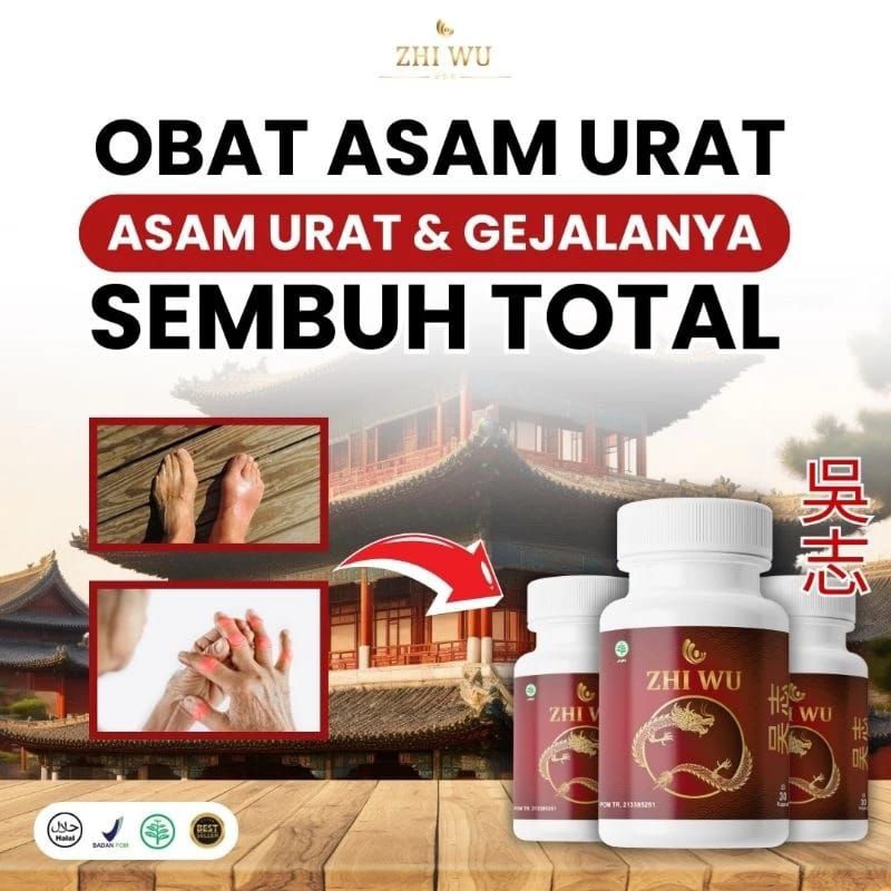 Jual ZHI WU Original 30 Kapsul Nyeri Sendi, Atasi Asam Urat, Rematik ...