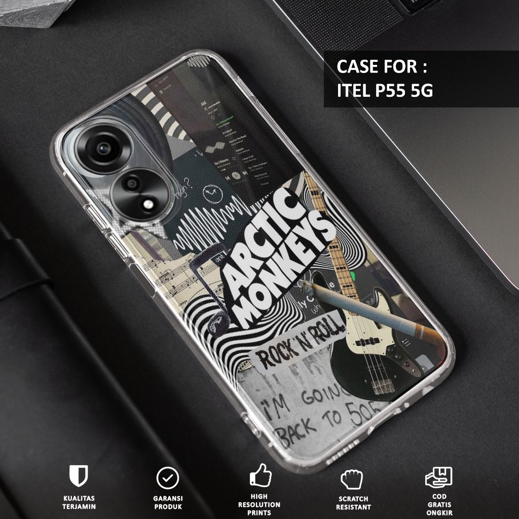 Jual CASE ITEL P55 5G - CASING ITEL P55 5G MOTIF ARTIC - Softcase Premium Fourside - Bening ...