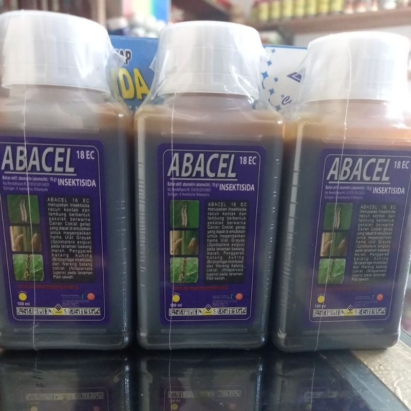 Jual Insektisida bahan aktif abamectin abacel kemasan pabrik 100 ml ...