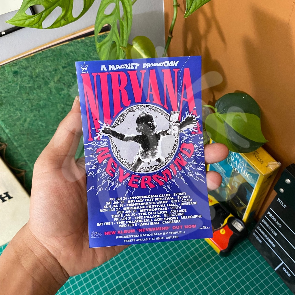 Jual stiker nirvana / stiker poster / sticker aesthetic / sticker ...