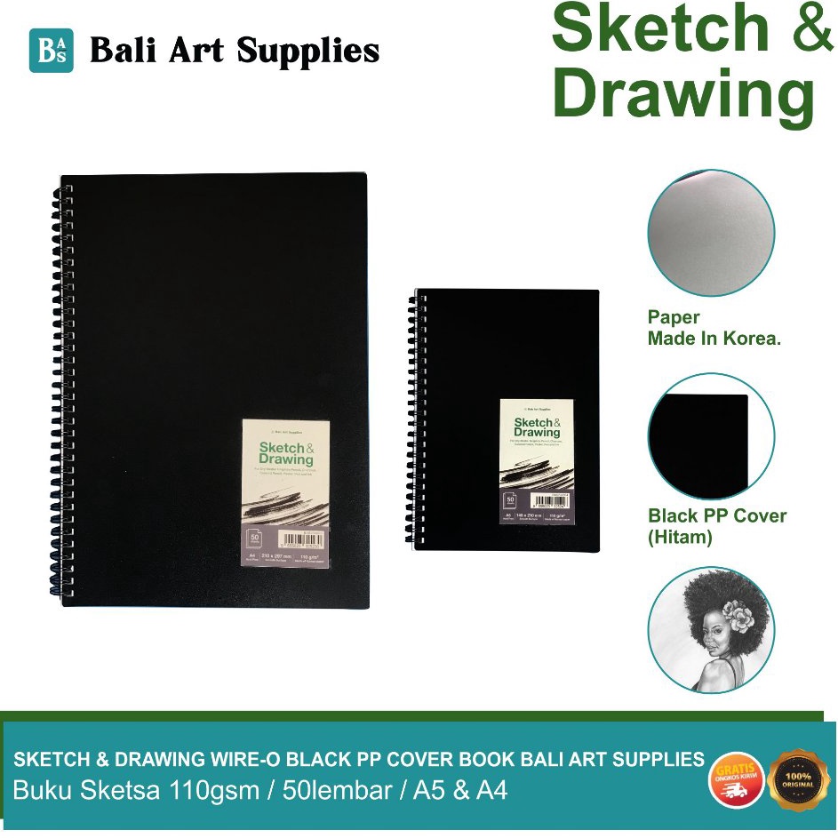 Jual Hot Sale Sketch Drawing Book Bali Art Supplies Buku Gambar Sketsa ...