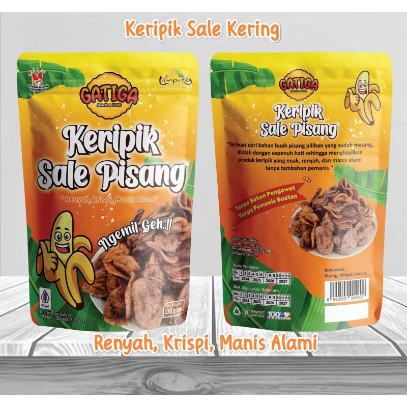 Jual Keripik Sale Pisang Gatiga - Keripik Pisang Sale Keripik Pisang ...