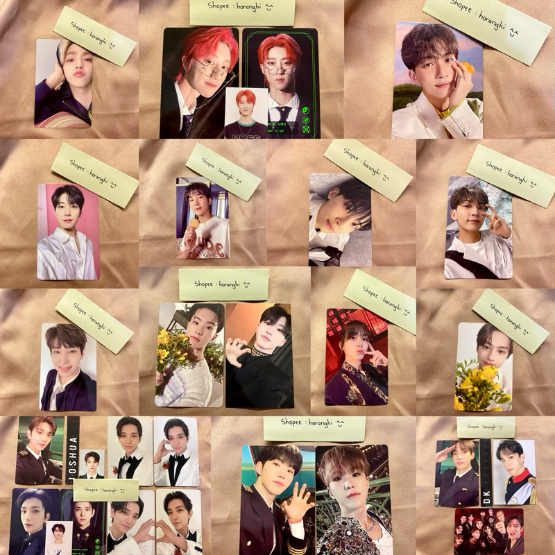 Jual [READY INA] Seventeen Photocard Wonwoo, Joshua, Hoshi, The8, Scoups, Jun, Jeonghan, DK ...