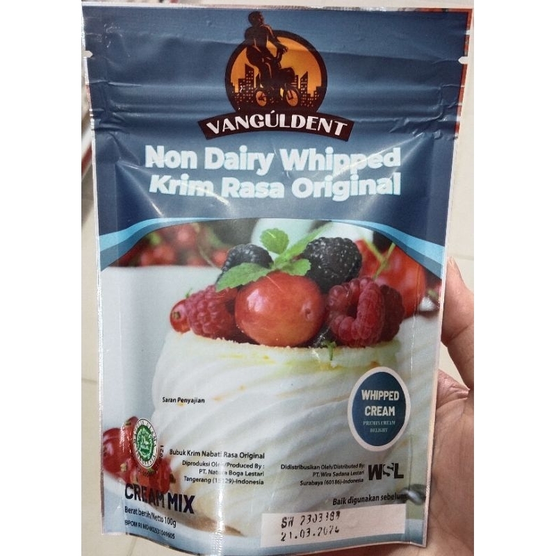 Jual NON DAIRY WHIPPING CREAM 100GR | Shopee Indonesia