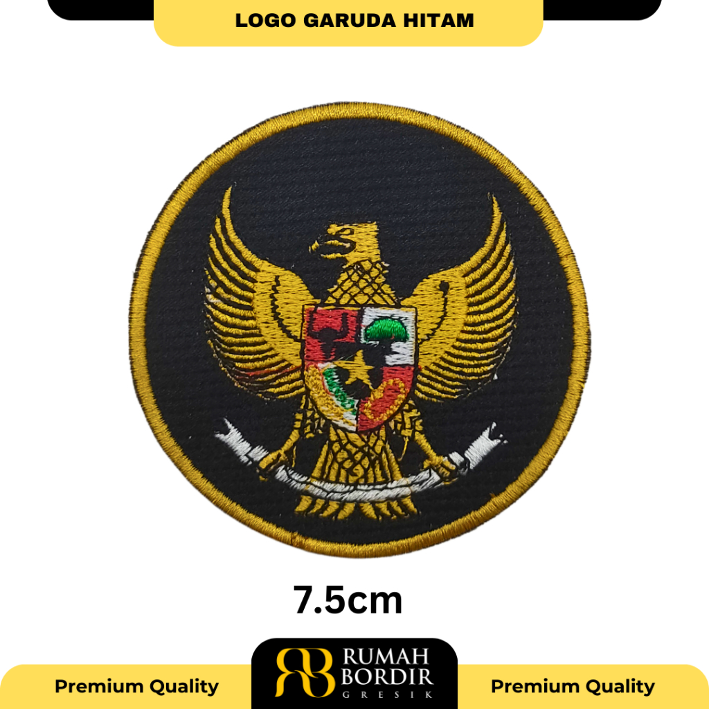 Jual [READY STOCK] BORDIR LOGO GARUDA HITAM | Shopee Indonesia
