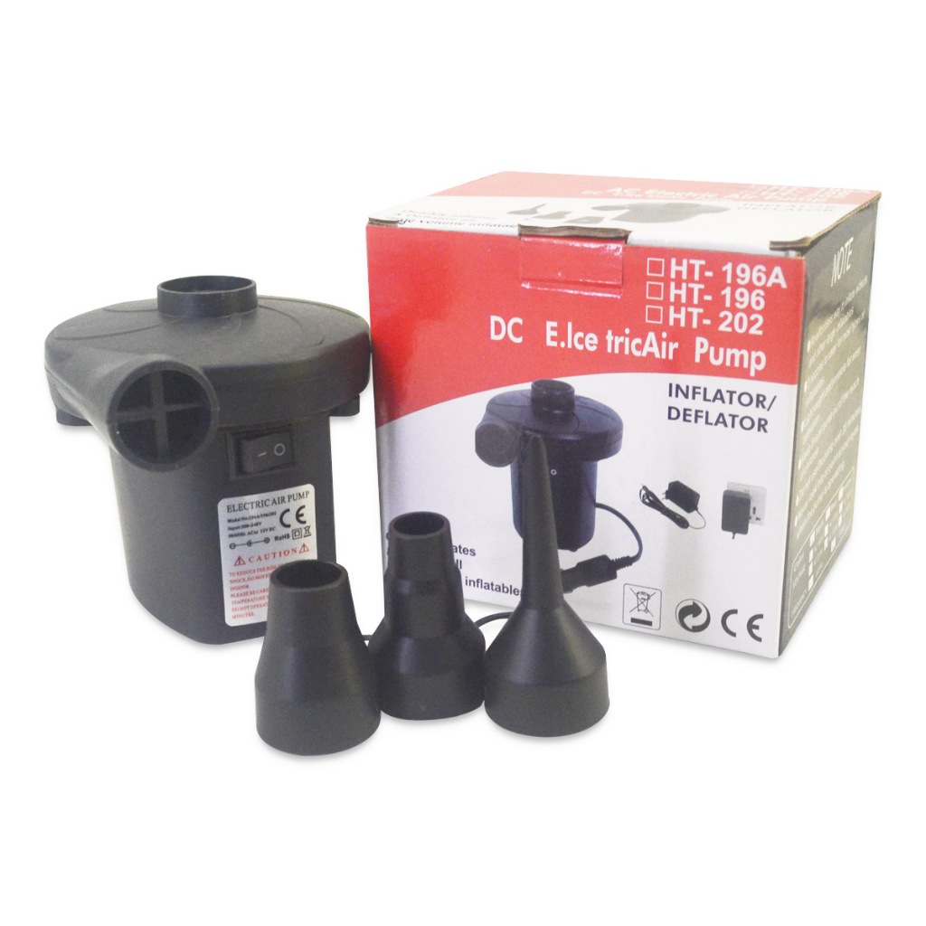 Jual Pompa Angin Elektrik Listrik HT-196 Pompa Balon Ban Renang Pelampung | Shopee Indonesia