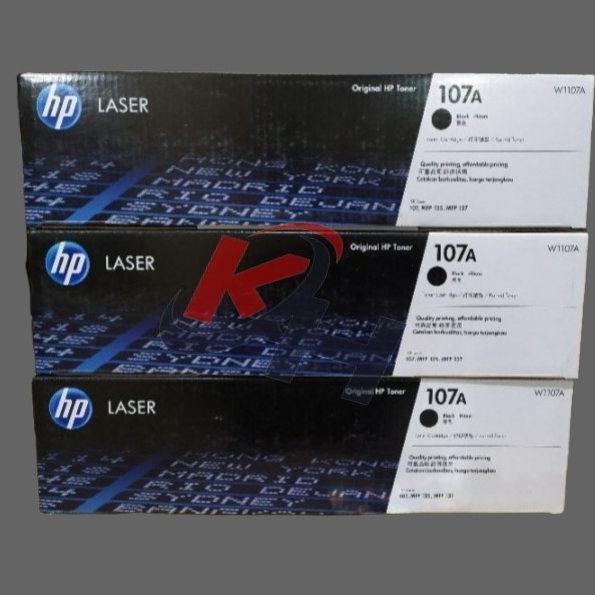 Jual Toner HP 107A 107 A black Original LaserJet W1107A blk | Shopee ...
