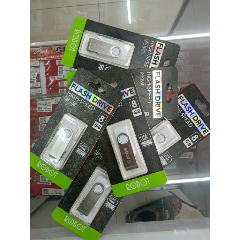 Jual flashdisk robot original 4gb - 32 high speed | Shopee Indonesia