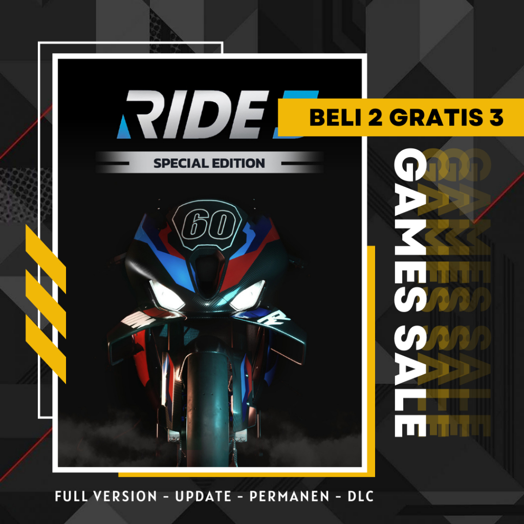 Jual RIDE 5 SPECIAL EDITION - GAME PC - GAME LAPTOP - PC GAMES | Shopee ...