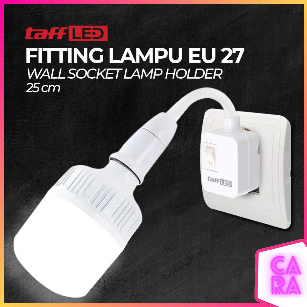 Jual Adapter Fitting Saklar Lampu Bohlam E27 with Switch HF-666 ...