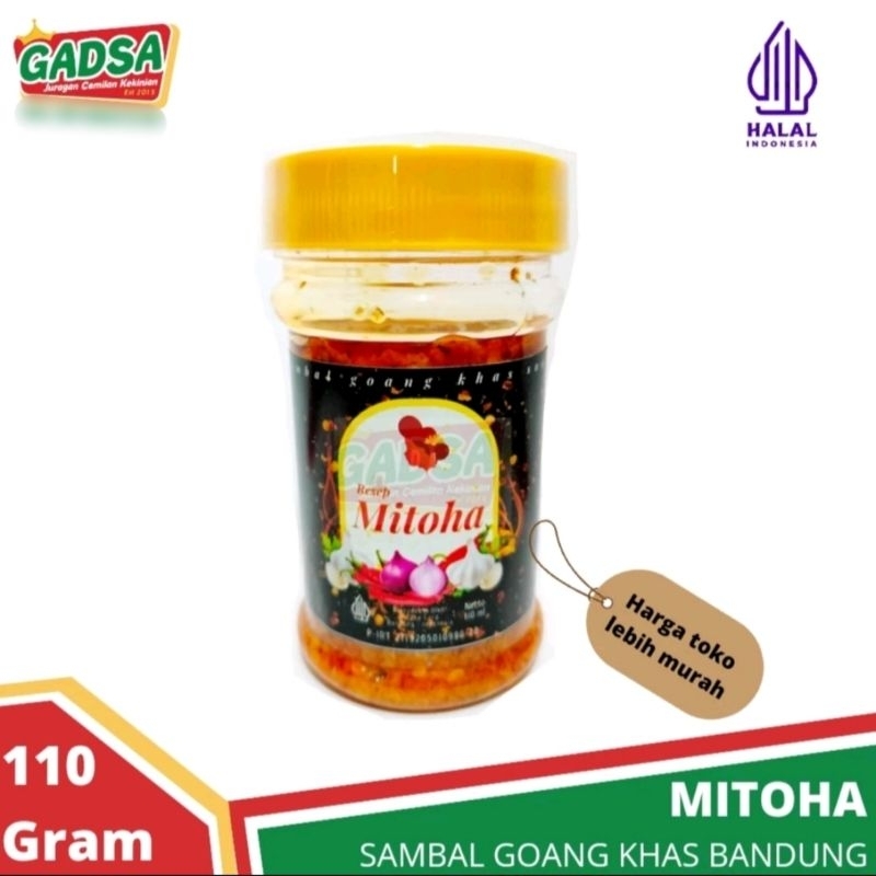 Jual Sambal GOANG Khas Bandung Resep MITOHA 110 gram | Shopee Indonesia