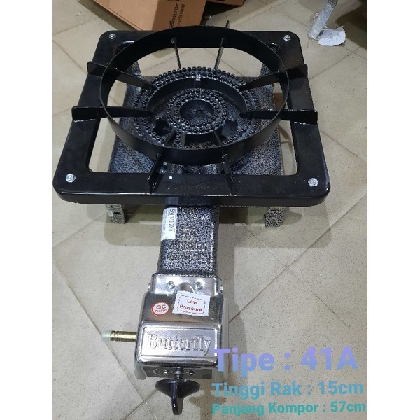 Jual Kompor Gas Cor Seribu/ 1000 Mata Butterfly D-41A Kaki Pendek (15 ...