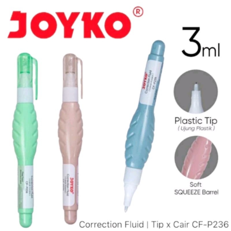 Jual Tip Ex Joyko CF-P236 | Tip Ex Cair | Correction Fluid | Cairan Koreksi | Shopee Indonesia