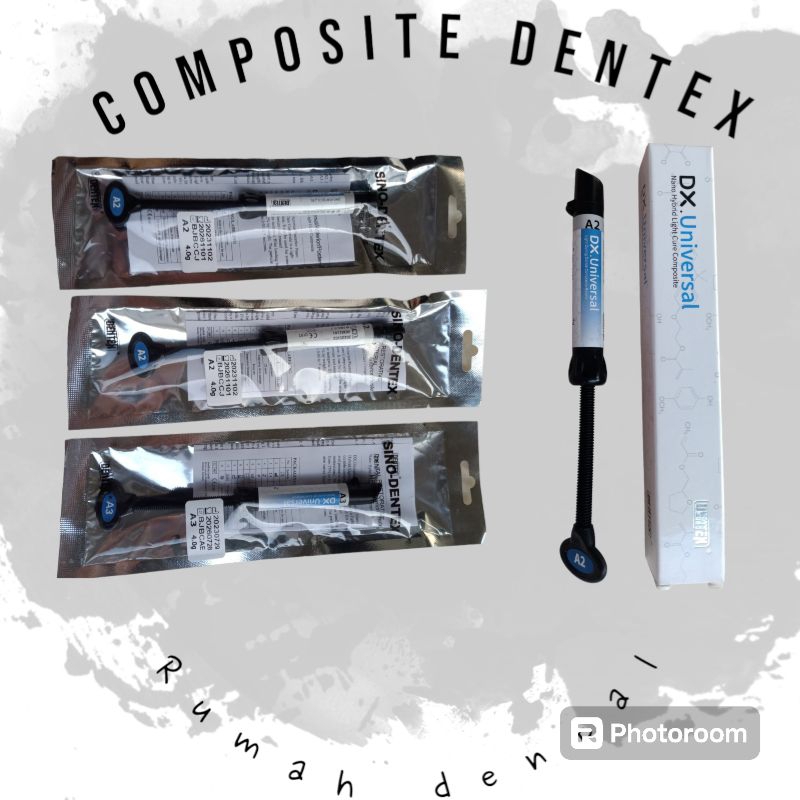 Jual Composite Dentex Anterior // Composite Universal Dentex Untuk Lem Tambal / Pemasangan Behel ...