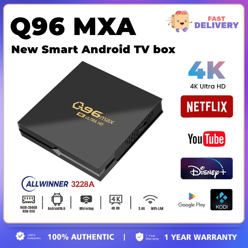 Jual Q96 MXA Android TV Box 2.4G WIFI 16+256gb ALLWINNER 3228a chip 4K high-definition set-top ...