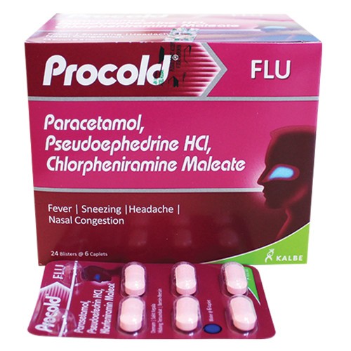Jual Procold Flu PE Box 144 Kaplet kalbe/ Obat Sakit Kepala/ obat demam ...