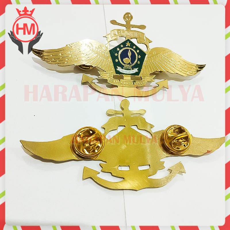 Jual Wing Full Logam Warna Logo SAR Sako NU Lencana SAR Sako Ma'arif NU ...