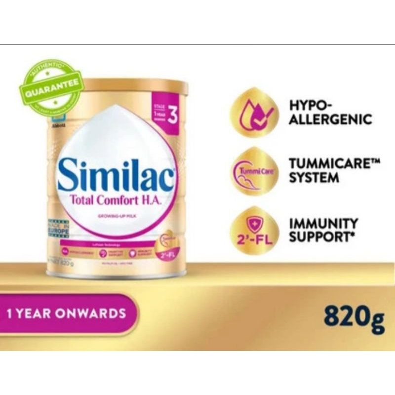 Jual Susu Similac Total Comfort Growing - Up Milk stage 3, berat ...