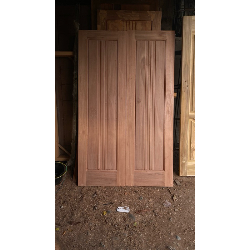Jual Pintu/daun pintu kupu"Meranti Batu OVEN | Shopee Indonesia