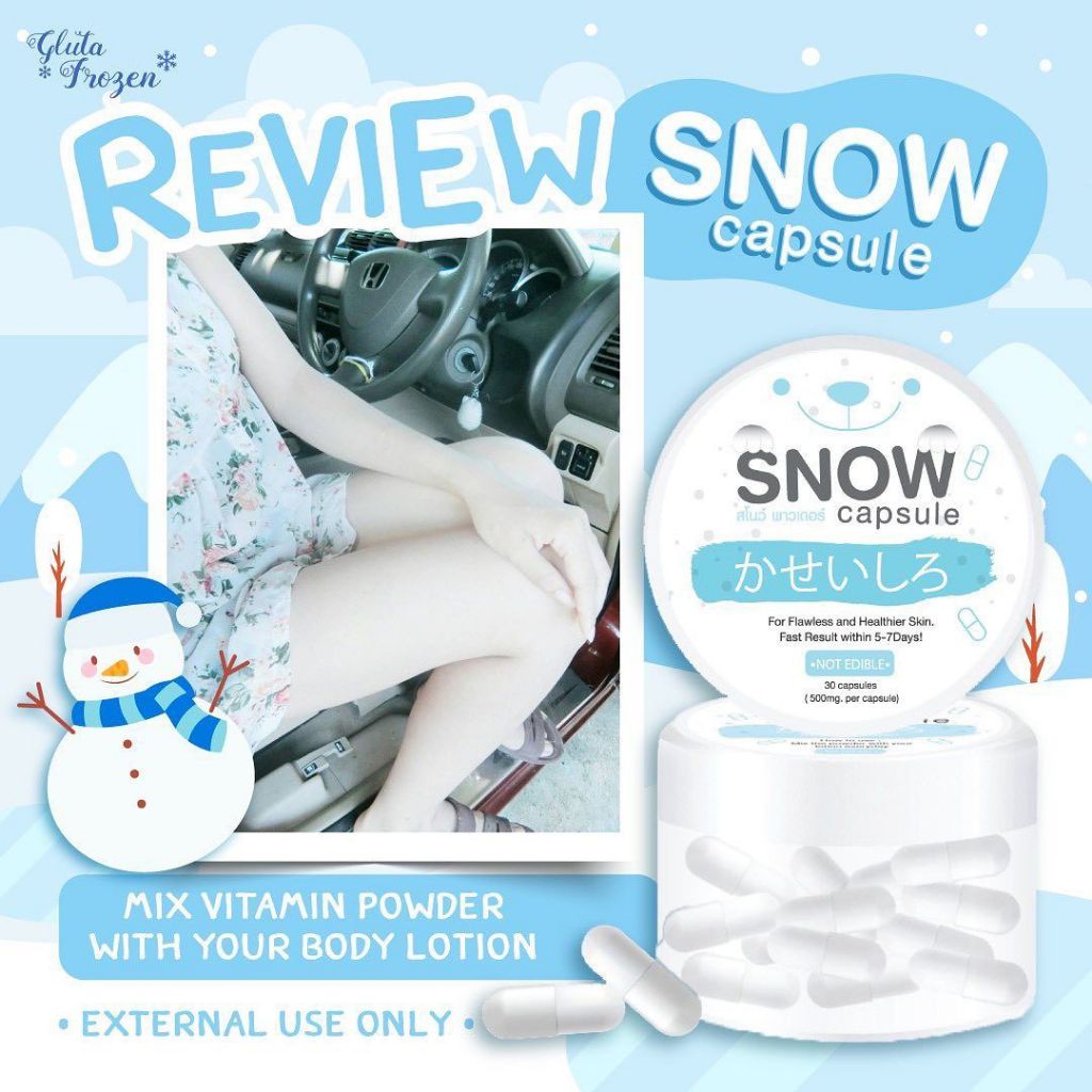Jual SNOW CAPSULE WHITENING ORIGINAL THAILAND | Shopee Indonesia