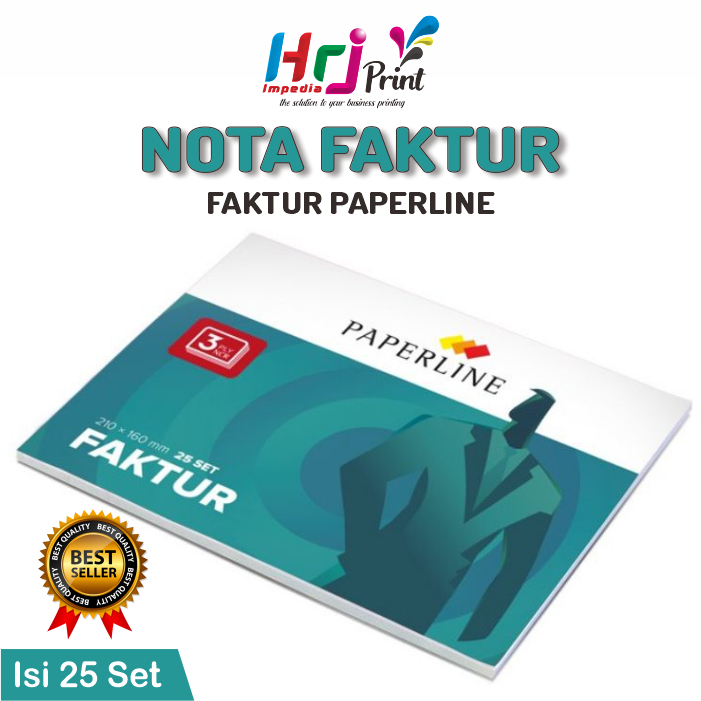 Jual Buku Faktur / Nota Faktur 3 Ply / 3 Rangkap Paperline Ukuran ...