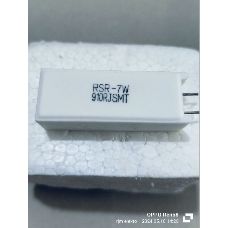 Jual Resistor kapur ukuran 910 ohm 7 watt | Shopee Indonesia