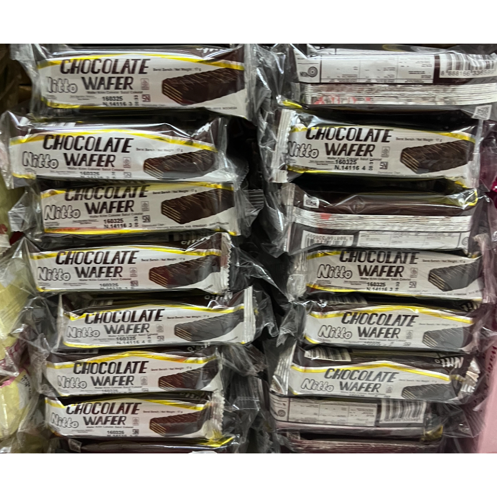 Jual Snack Nissin Nitto Chocolate Wafer isi 10pcs | Shopee Indonesia