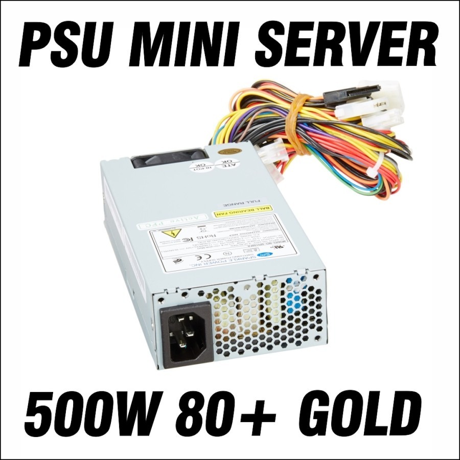 Jual (BARU) PSU SERVER 1U CASE MINI 500W 80+ GOLD SPI SPARKLE POWER ...