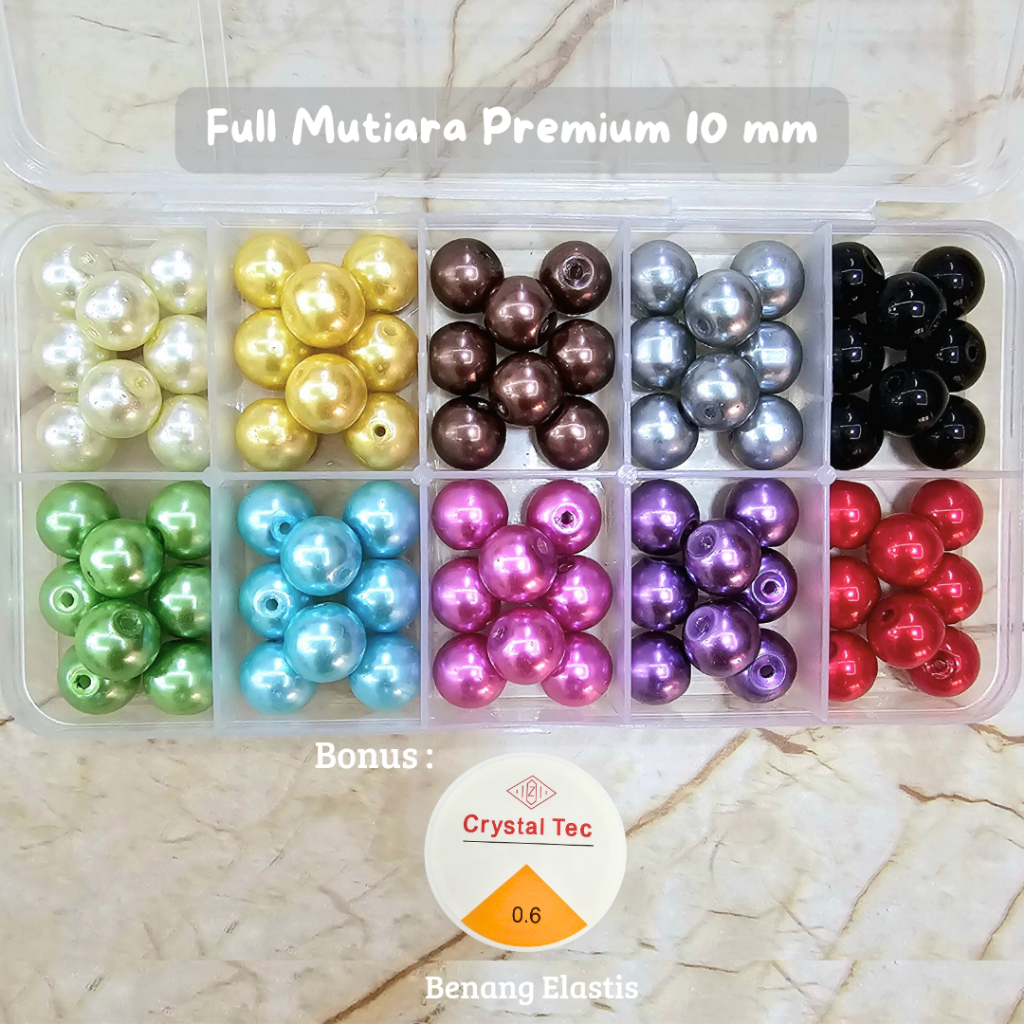 Jual Manik Manik Pasir 1 Box - Manik2 Mote Payet Pasir Paket DIY (BONUS ...