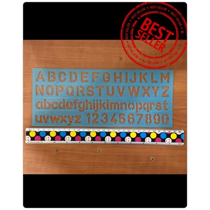 Jual Penggaris Mal Huruf Angka Butterfly HA-270 | Shopee Indonesia