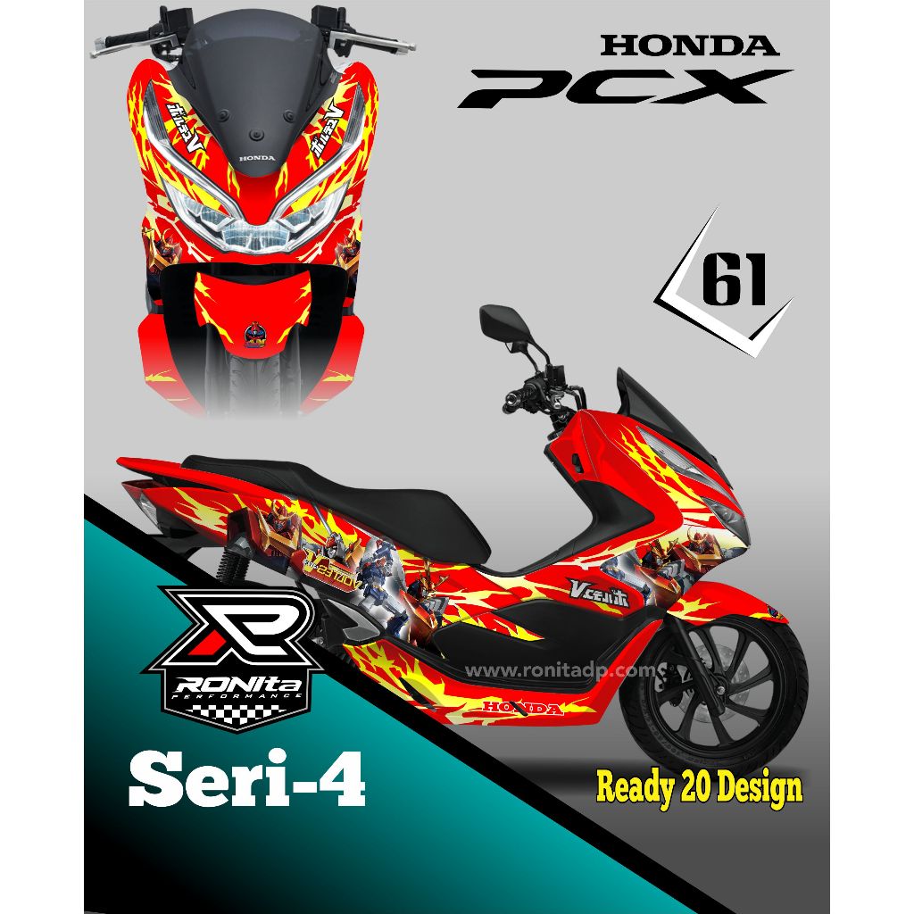 Jual Stiker Decal Fullbody PCX 150 Seri-4 Produksi RONIta | Shopee Indonesia