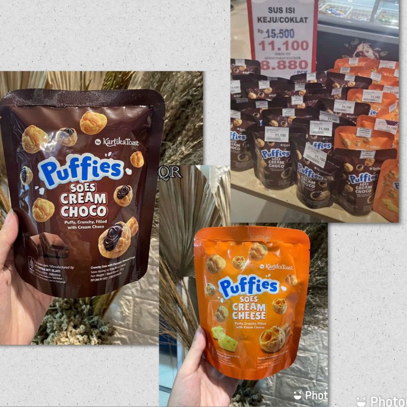 Jual sus kering isi coklat dan keju | soes Kartika toast| sus coklat ...