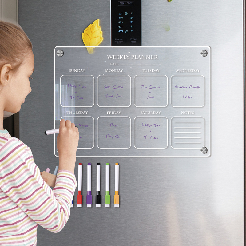 Jual Weekly Monthly Planner Board Bening Transparan Schedule Board ...