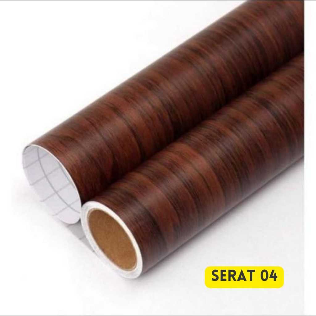 Jual Stiker / Sticker Motif Kayu - Dengan Serat - Lebar 45cm (45cm x ...