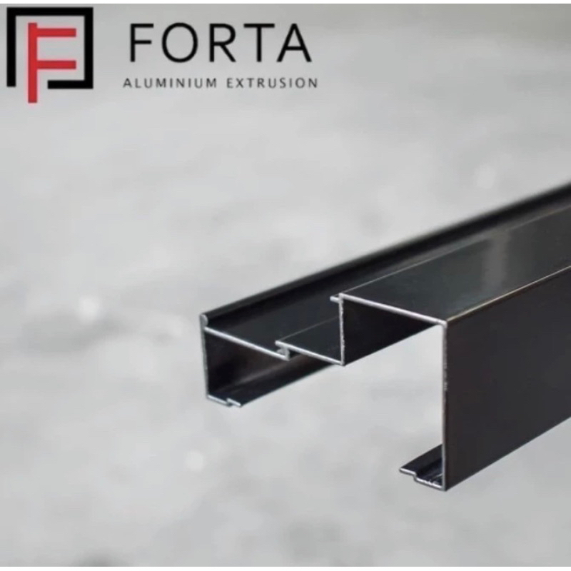 Jual Aluminium Forta Kusen 3" 0414 Kusen Z Polos Aluminium Batangan ...