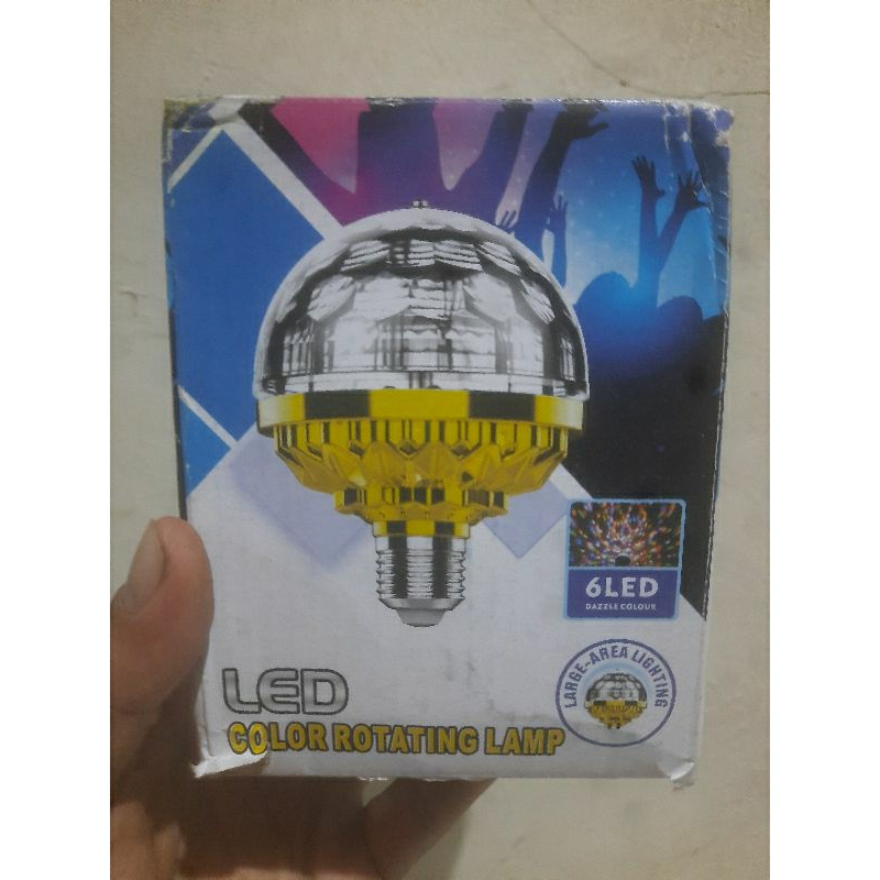 Jual lampu disco putar 7 warna lampu magic | Shopee Indonesia