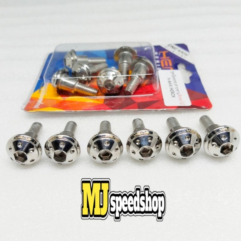Jual BAUT COVER CVT NMAX AEROX SET 6 BAUT ORIGINAL HENG PROBOLT ...