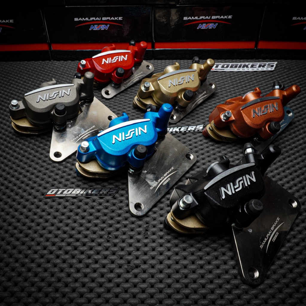 Jual Kaliper Nissin Samurai 2P 2 Piston Mio Smile Soul Xeon Ukuran 220 260 mm STANDAR Original ...