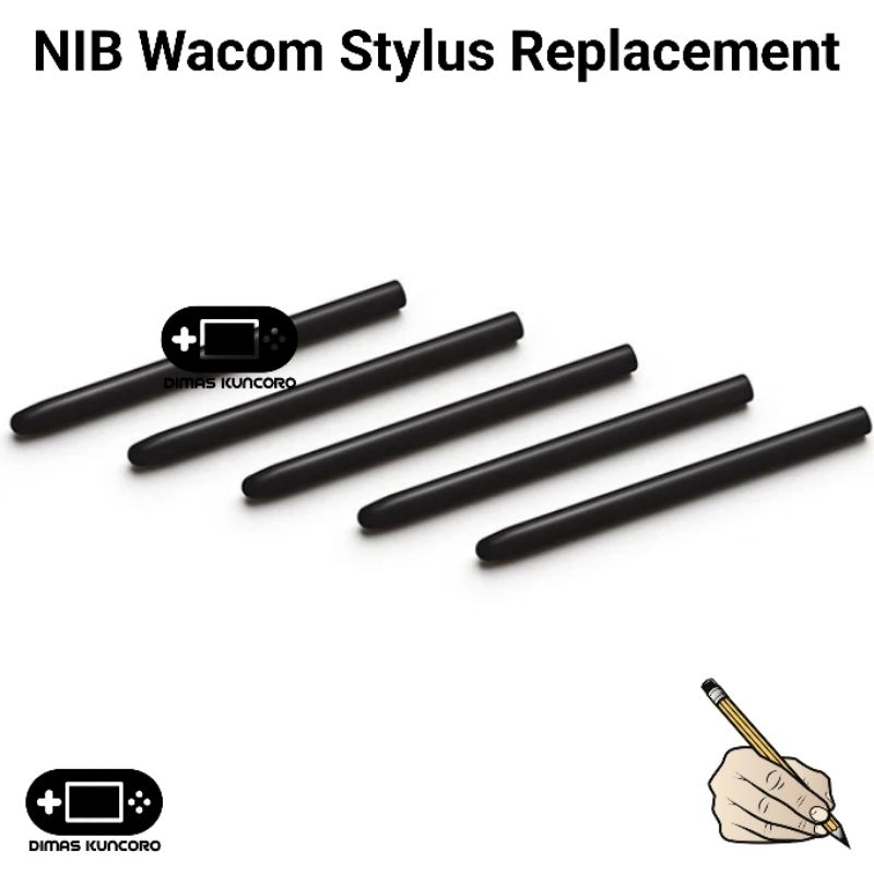 Jual NIB Wacom Tipe A Stylus Replacement pen tip tablet one by bamboo ...
