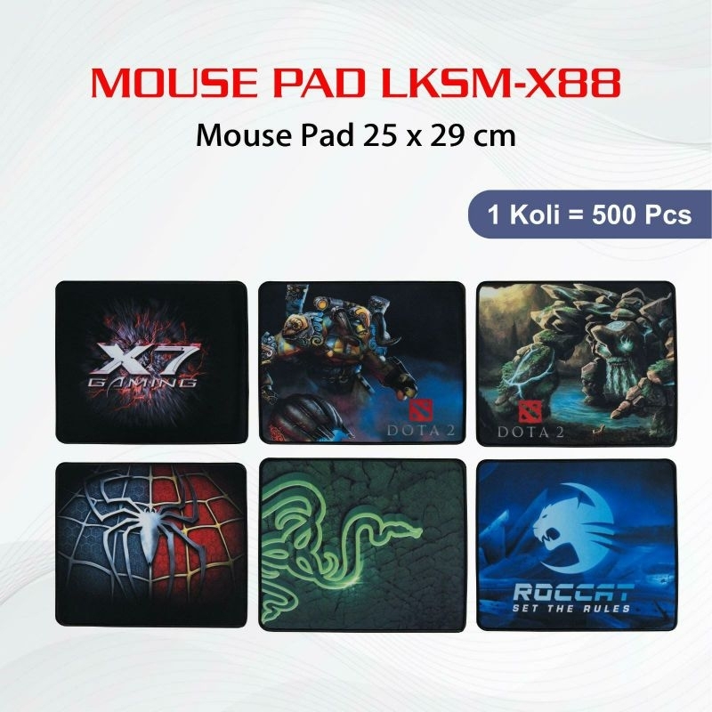 Jual MOUSE PAD GAMING LKSM-X88 ( ukuran 25 x 29 cm ) | Shopee Indonesia