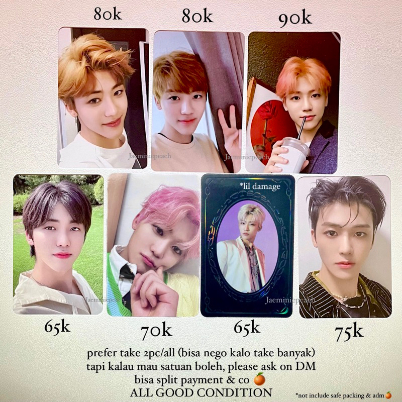 Jual PC PHOTOCARD JAEMIN EMPATHY NCT 2018 REALITY DREAM SWITZAL WE GO ...