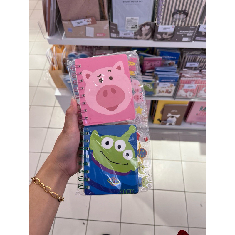 Jual Miniso x Toy Story ‼️ Mini Notebook A6 Toy Story Hamm Alien ...