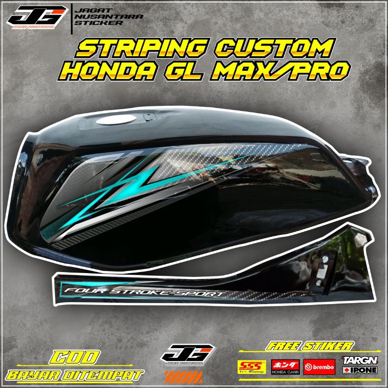 Jual Striping honda gl max, striping variasi, striping herek, striping ...